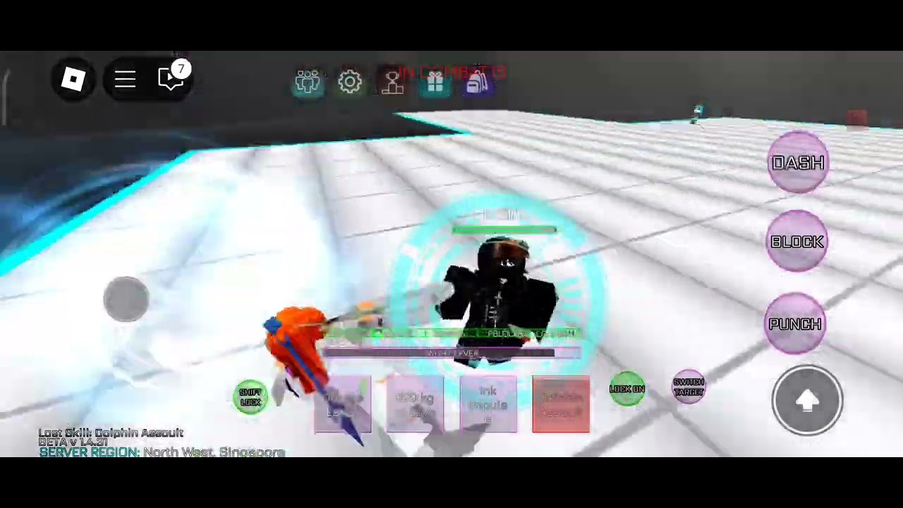 Just basically targetting :D ( Playing Vocaloid Battlegrounds in Roblox ...