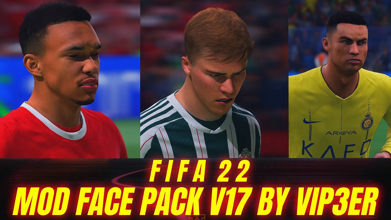 FIFA 22 MOD FACE PACK V17 BY VIP3ER - FIFA 22 INDONESIA - YouTube