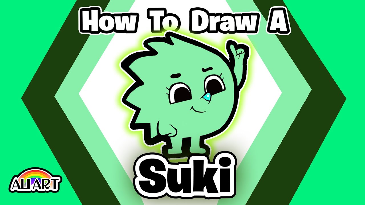 How to Draw Suki - Pikwik Pack - Easy drawing for kids - YouTube