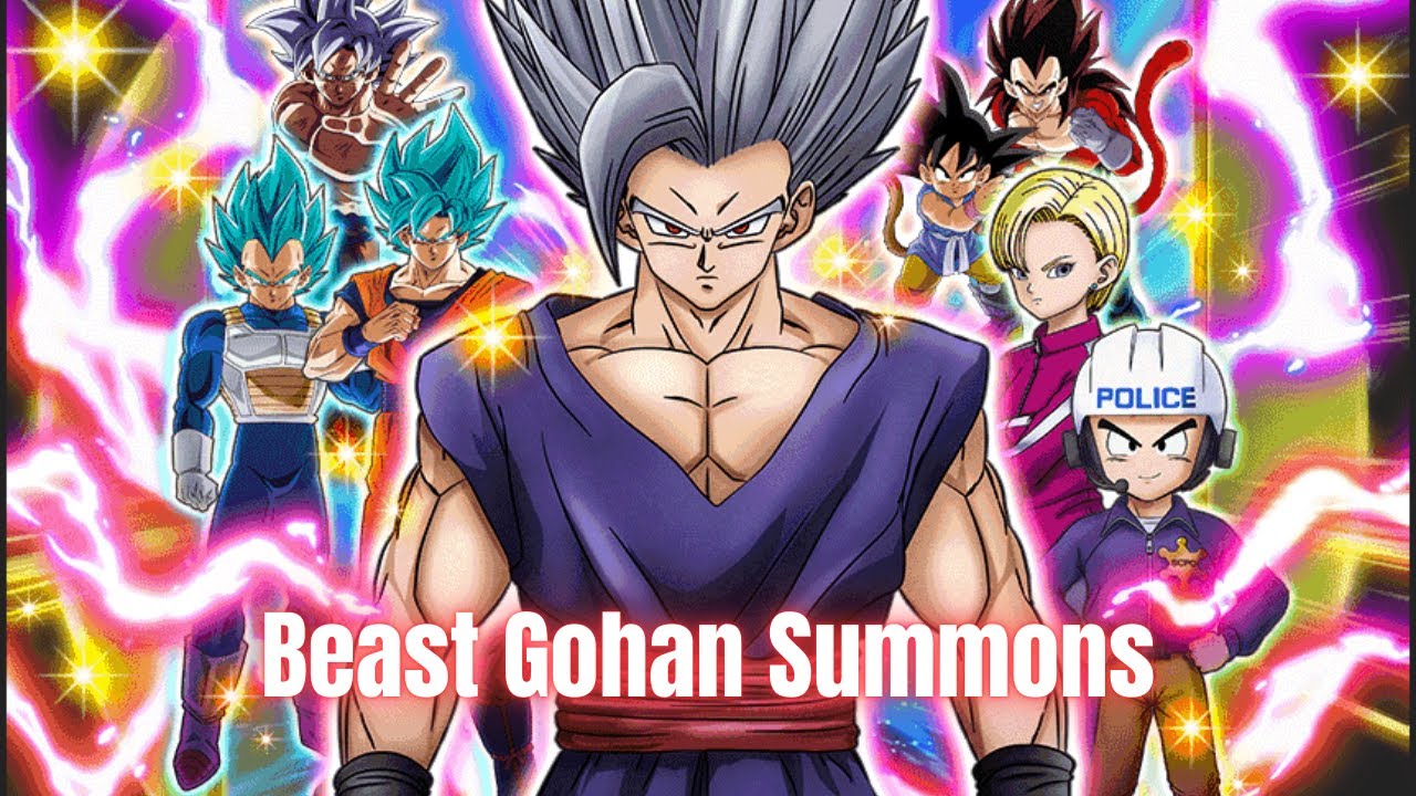 500+ stone Beast Gohan Summons on DBZ Dokkan Battle - YouTube