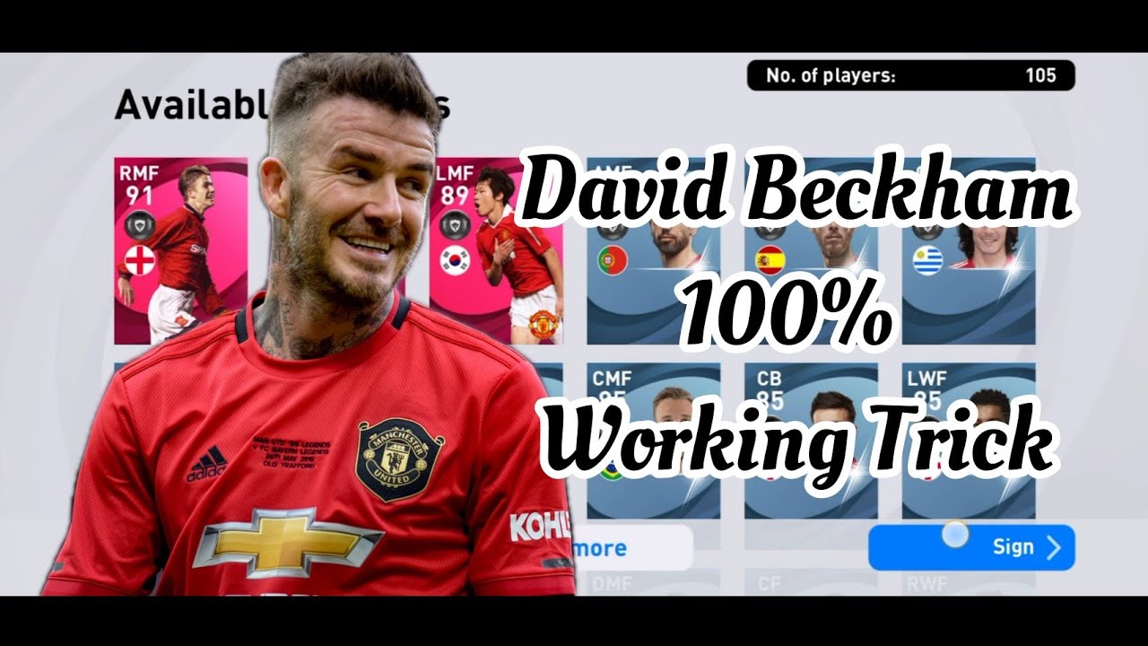 How To Get 101 David Beckham In Pes 2021 Mobile || - YouTube