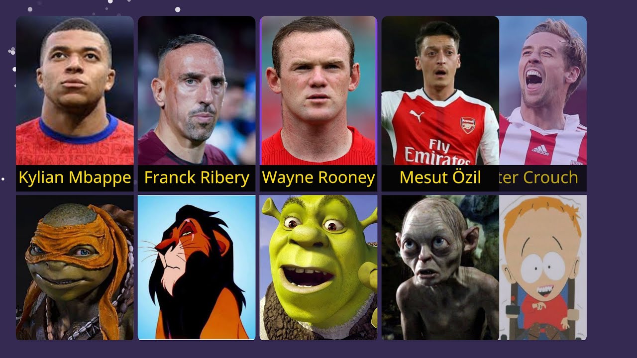 Football Players that Look Like Cartoon Characters - YouTube