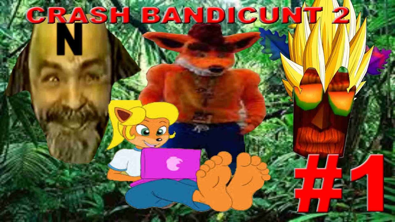 Crash Bandicoot 2 Part 1 - playing with a keyboard so I suck - YouTube