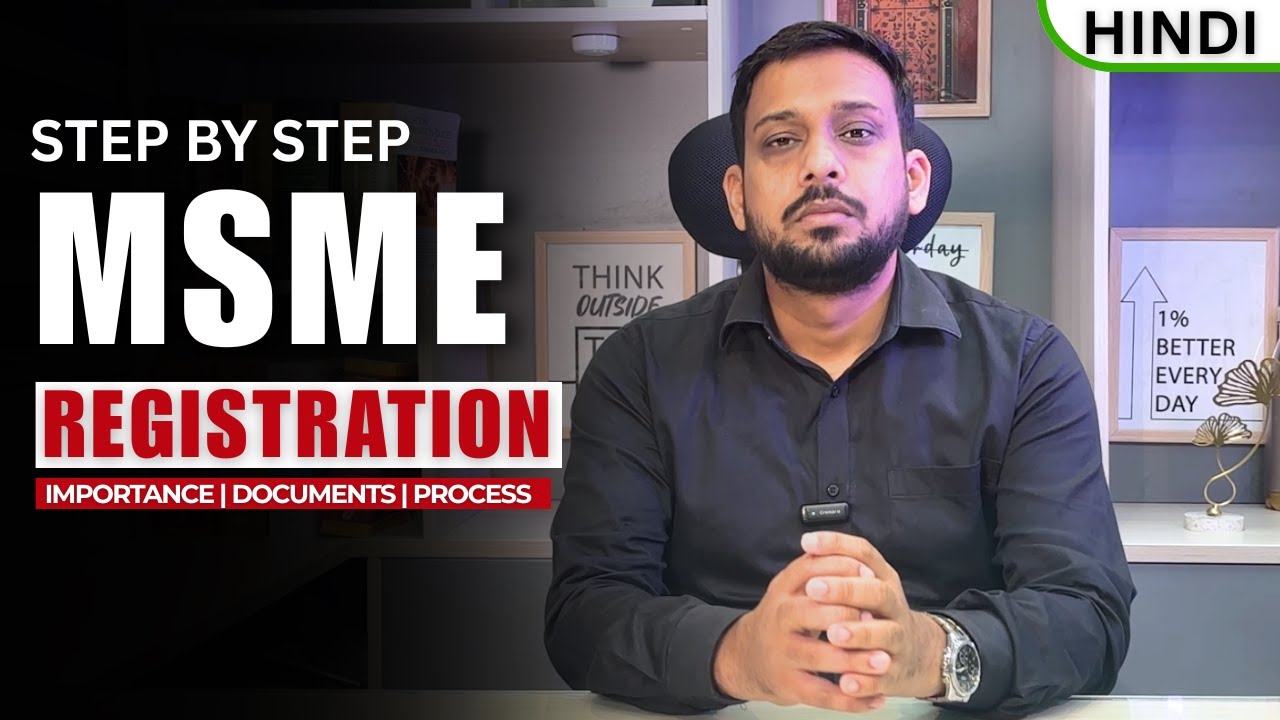 MSME Registration 2025 | Udyam Certificate Full Guide (Step-by-Step ...
