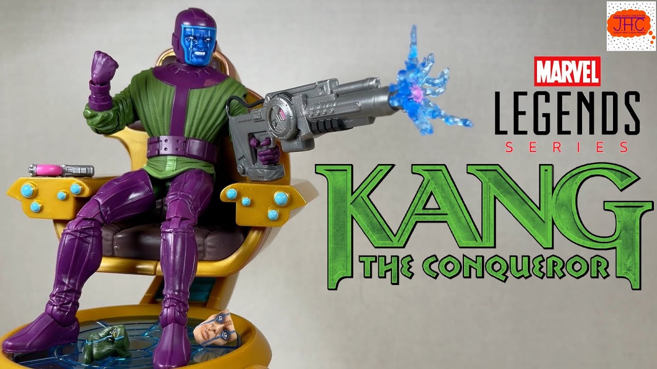 FUTURE! Kang the Conqueror and Time Chair Marvel Legends Action Figure ...