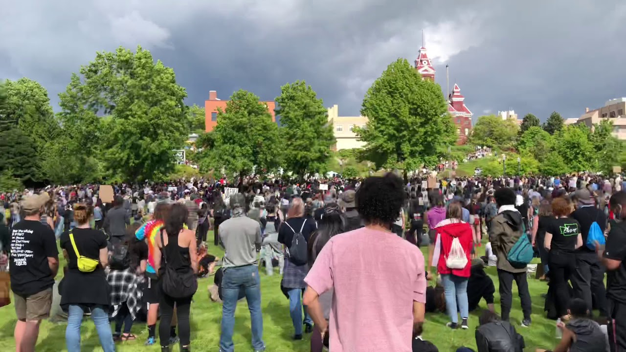 BLM protest Bellingham WA - YouTube
