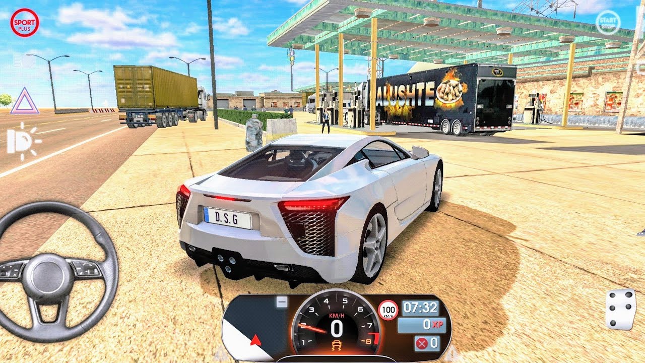 Driving School Sim - Lexus LFA Car Driving on Route 66 & Top Speed Test ...