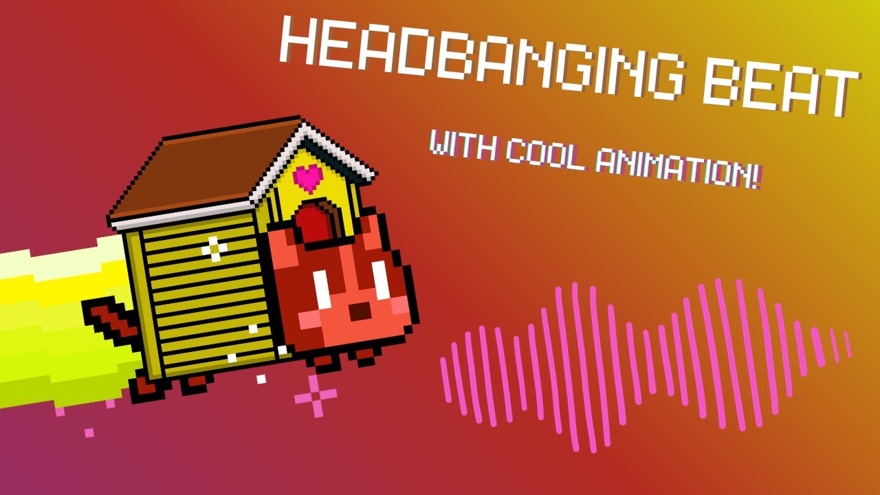 Headbanging Beat With Cool Pixel Animation - Pixel Beats Track N°15 ...