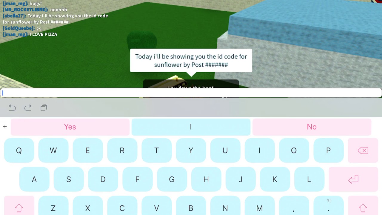 The roblox I'd code for sunflower by Post Malone | username: abella27 ...