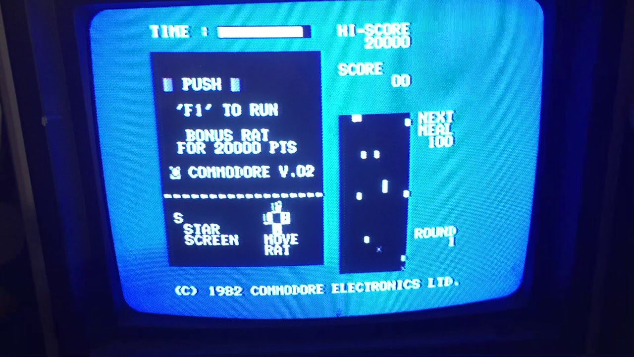 Episode 85.1 - Commodore 64 Radar Rat Race Cartridge Game To Test A C64 ...