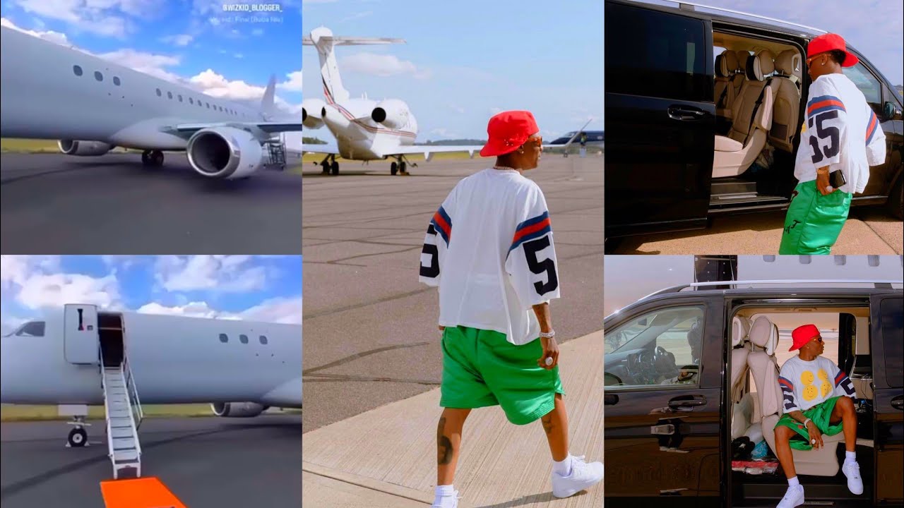 Wizkid new $100 million private jet bigger than Davido's - YouTube