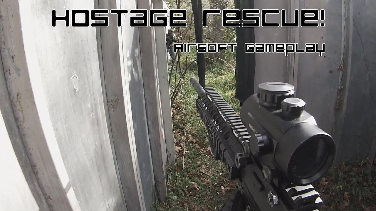Hostage Rescue! GSAT Airsoft Gameplay at Hell's Survivors - YouTube