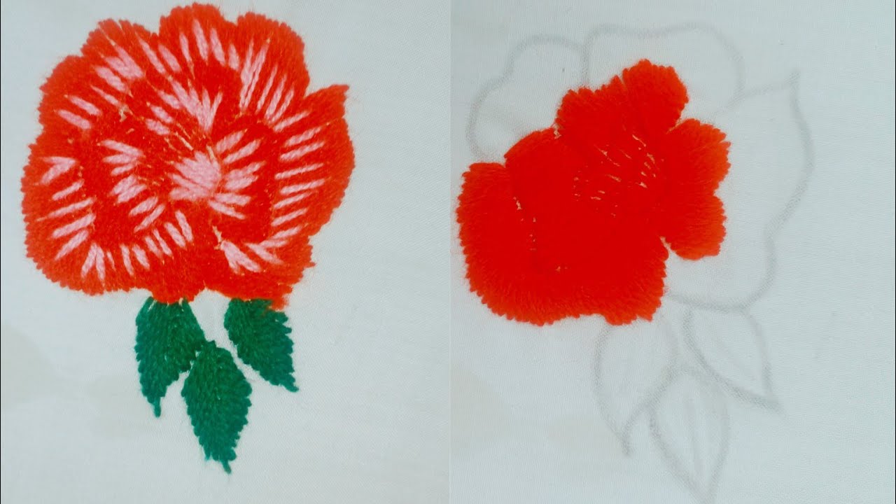 Easy Shadow Embroidery| Shadow Stitch| Hand Embroidery| Handwork - YouTube