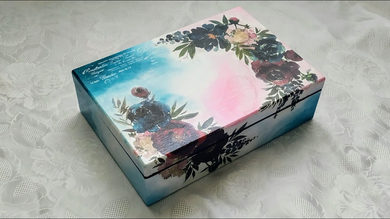 How To Decoupage On Wood - Decoupage Tutorial For Beginners - What Is ...