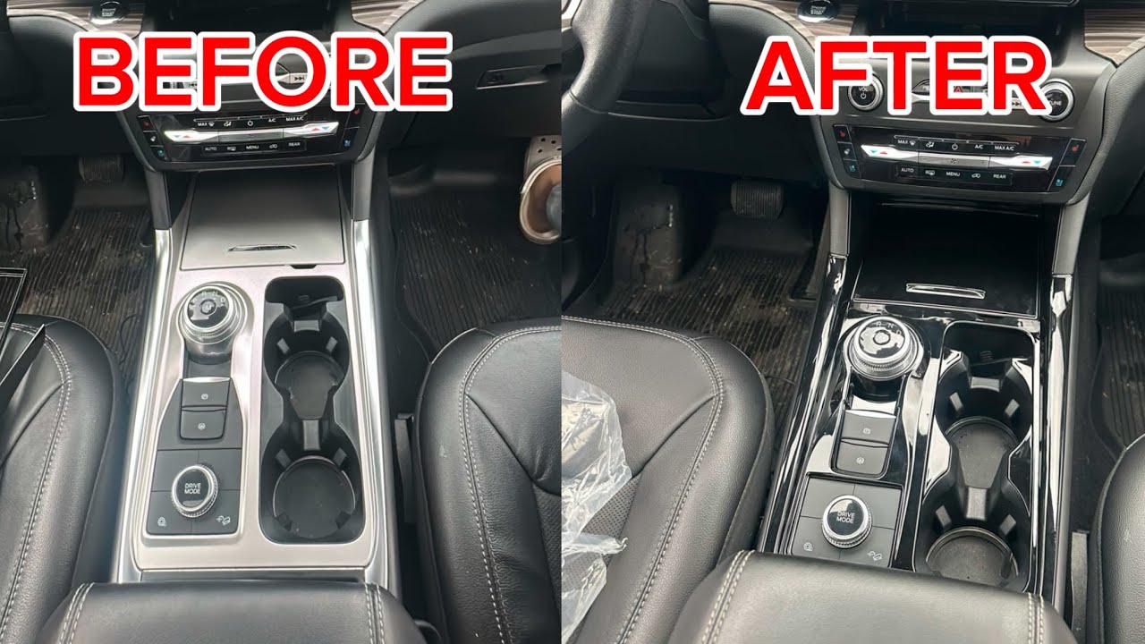 How to Install Black Center Console Trim 2020-2024 Ford Explorer - YouTube