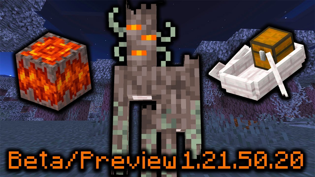 LE CREAKING ET UN NOUVEAU BIOME ! ! Beta/Preview 1.21.50.20 sur ...