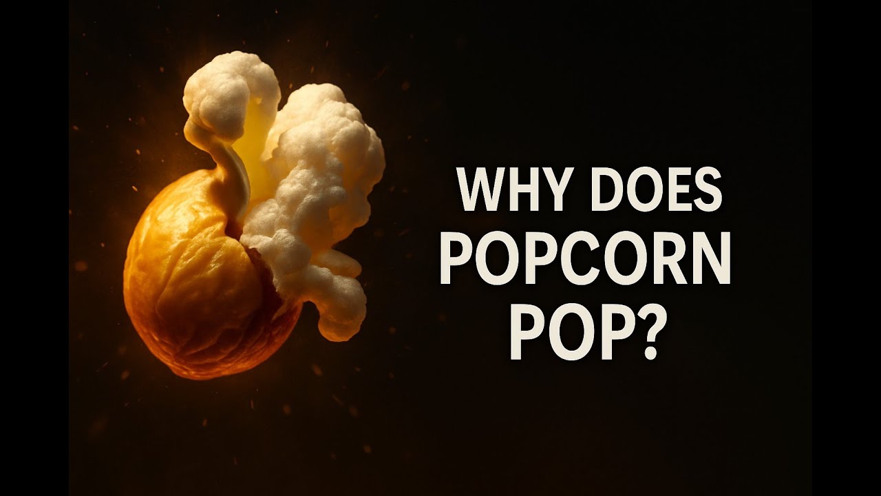 The Science Behind Popcorn Popping 🍿 #food #science #cooking - YouTube
