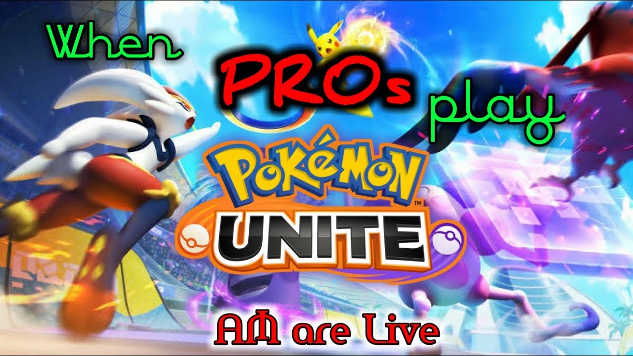 When PROs play POKEMON UNITE🔥 Playing pokemon unite || AM Alive || AM ...