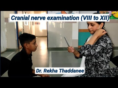 CNS Examination in children I Cranial Nerve (VIII to XII) Examination ...