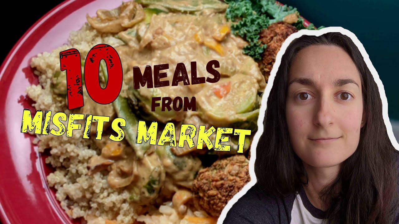 10 meals from one week of Misfits Market produce | unboxing | meal prep ...