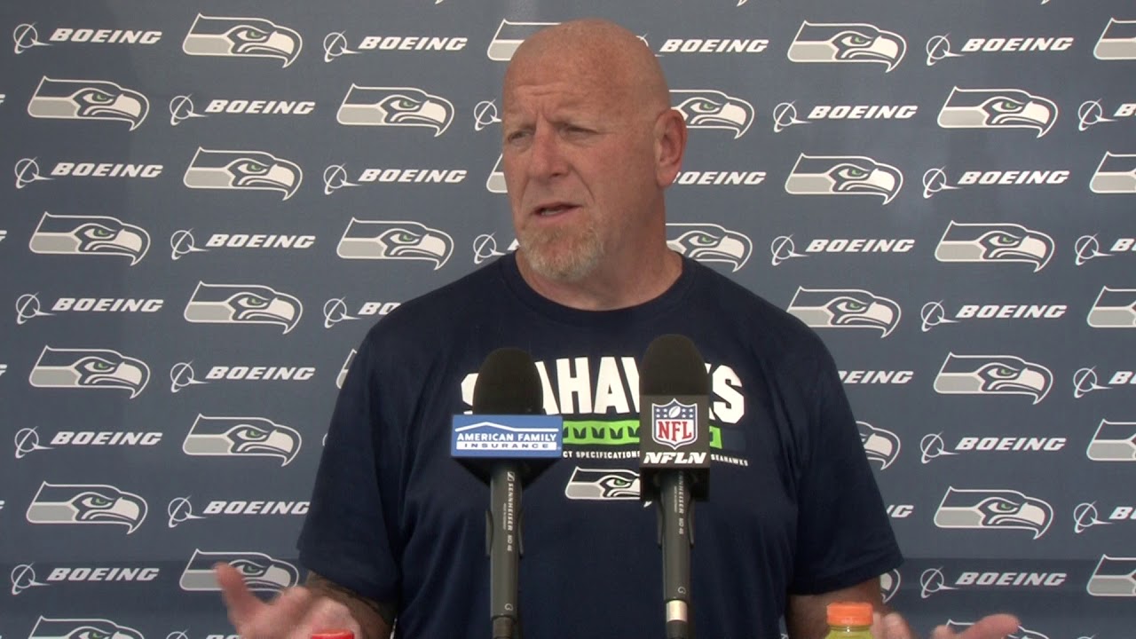 Seahawks Offensive Line/Assistant Head Coach Tom Cable Week 5 Press ...