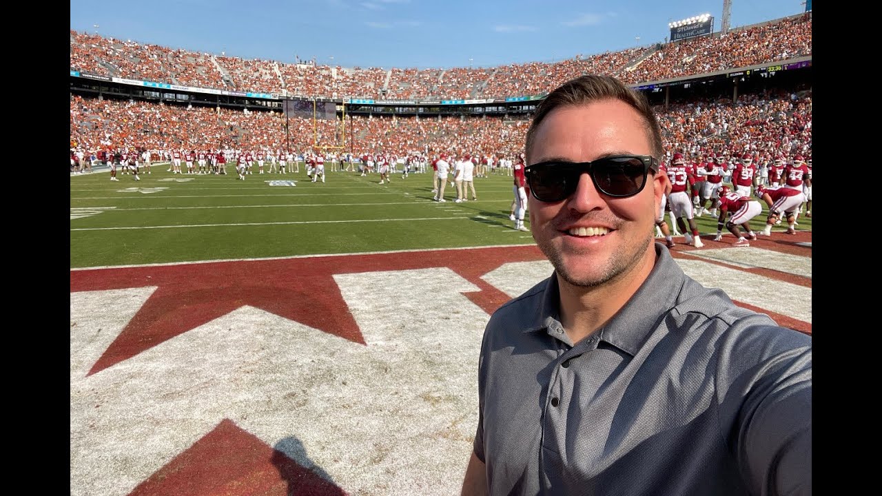 Part 2-On field at Texas vs Oklahoma-Red River Showdown (Part 2) - YouTube