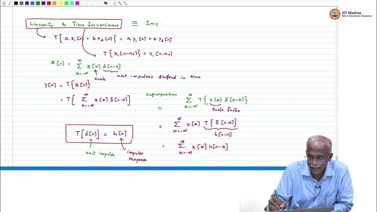 Linear Time Invariant System: The Convolution Sum - YouTube