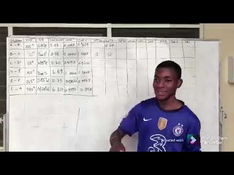 Land surveying II-how to solve a double meridian distance (DMD) - YouTube