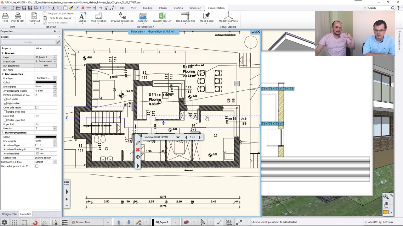 Sections, elevations - ARCHLine.XP - YouTube