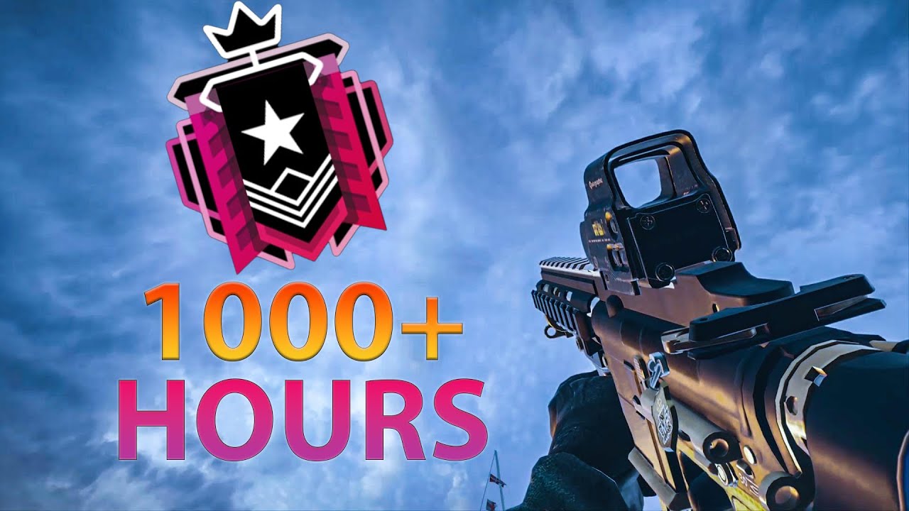 HARDWORK PAYS OFF (1000 HOURS of Rainbow Six Siege) - YouTube