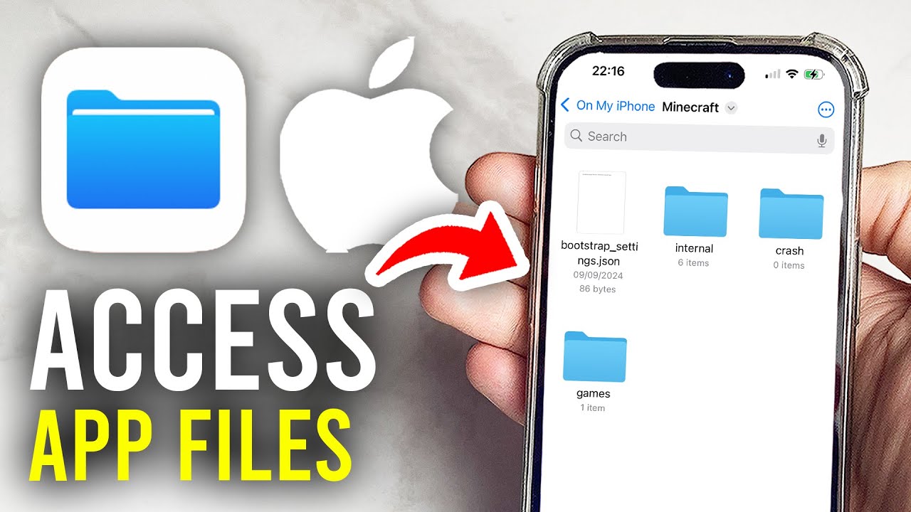 How To Access App & Game Files On iPhone - Full Guide - YouTube