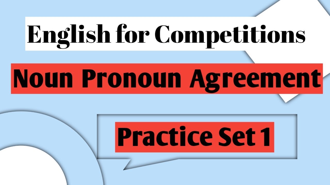 Noun Pronoun Agreement Practice Set 1 YouTube noun-pronoun-agreement-practice-set-1-youtube