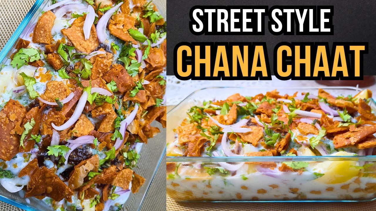 Street Style Chana Chaat Recipe | Dahi Chana Chaat | Karachi Ki Mashoor ...