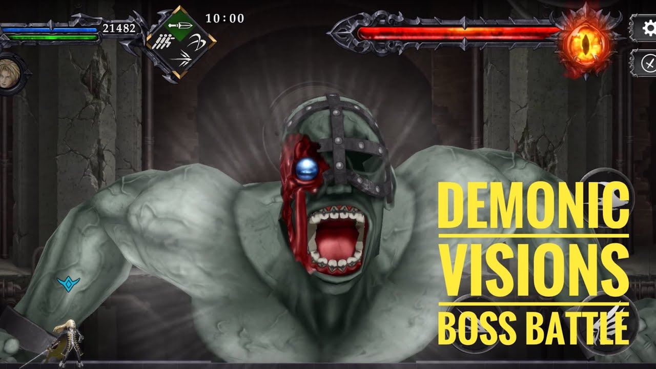 [Castlevania GoS] Ch8 4-1 Balore boss battle, the first try - YouTube