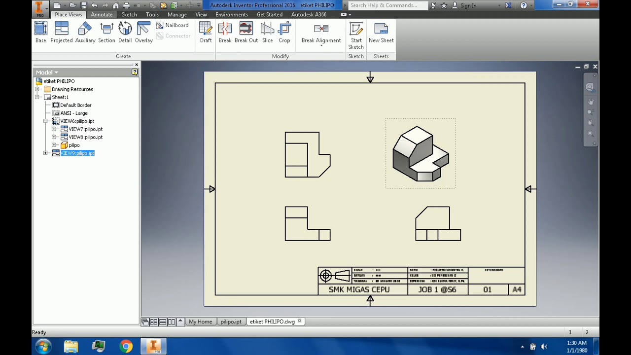 Tutorial auto desk inventor - YouTube