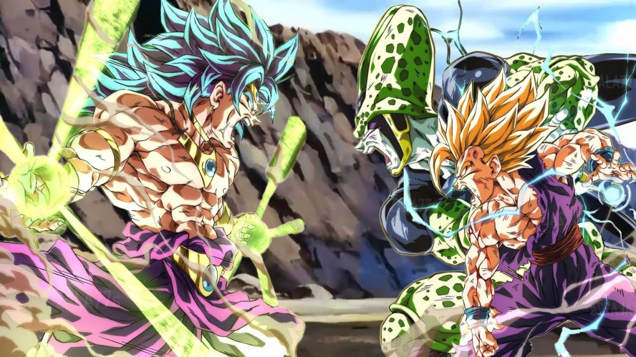 Broly vs Cell ¿QHPS Broly llega al torneo de cell? broly vs Gohan y ...