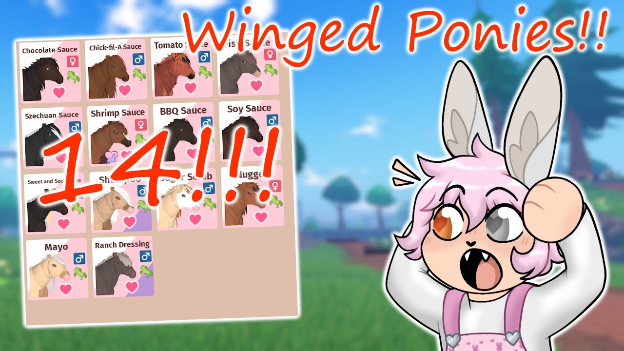 Meet ALL 14 of My Winged Ponies in Horse Life!! - YouTube