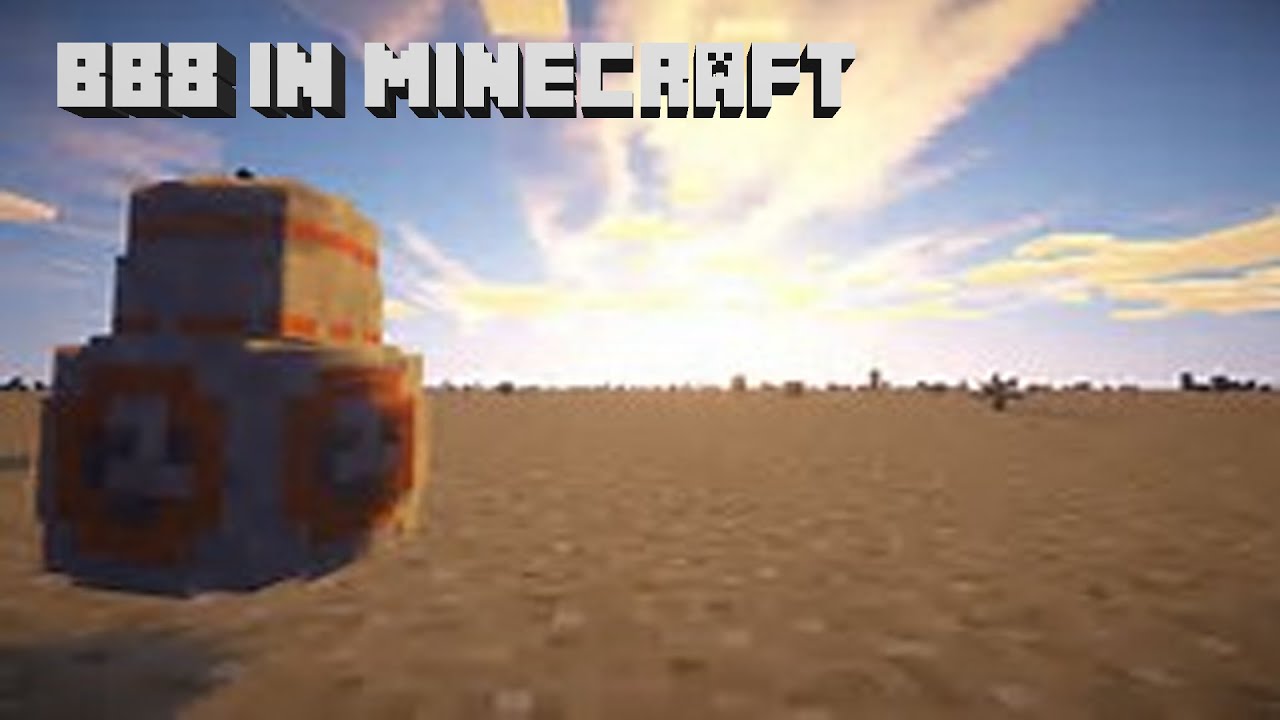 BB8 in vanilla minecraft/ One command - YouTube