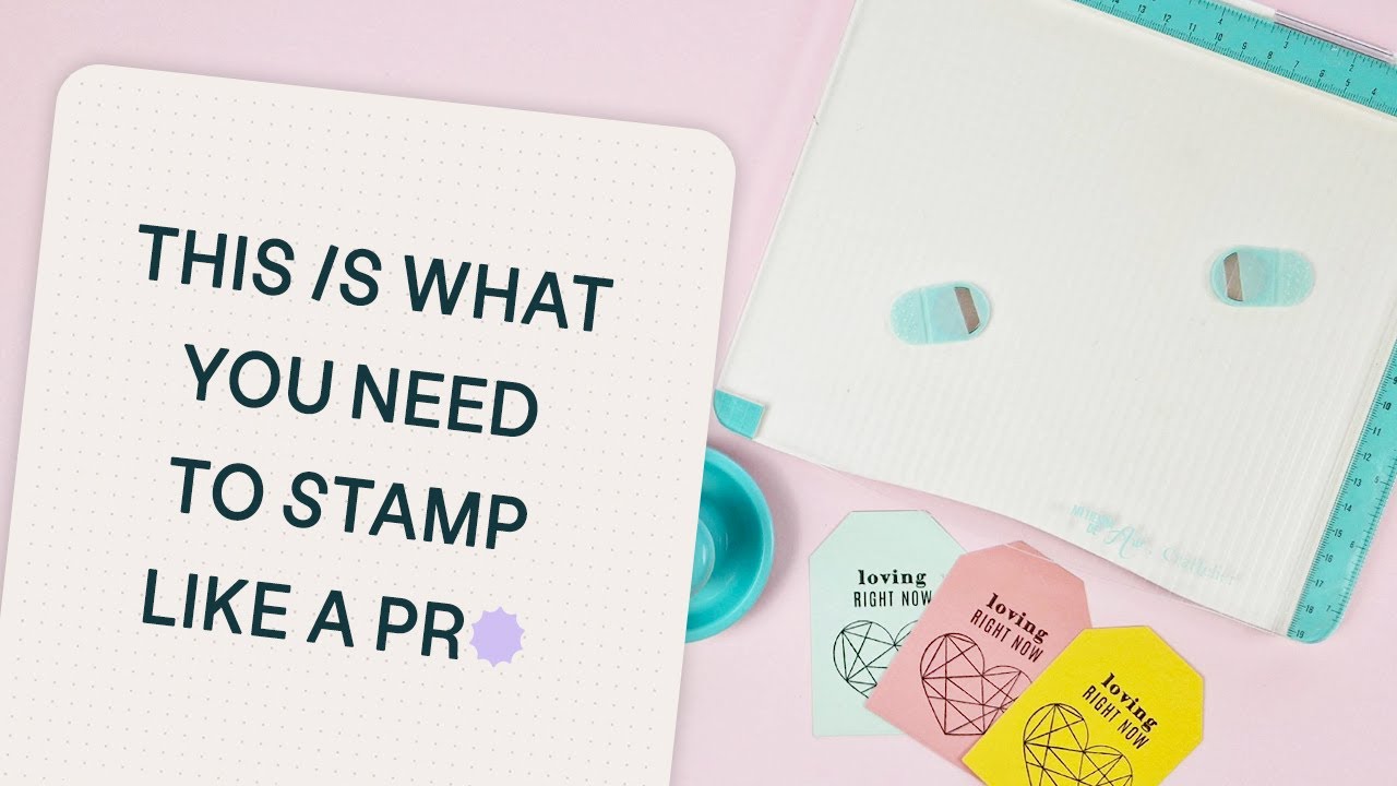 Techniques using the Stamping Platform - Craftelier - YouTube