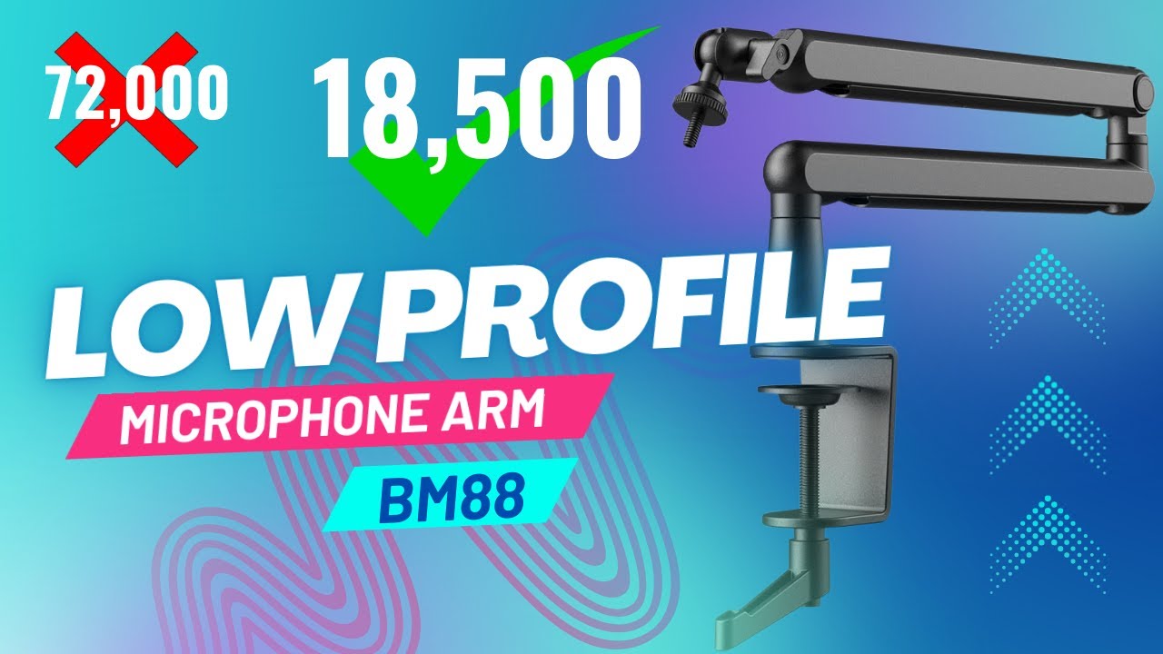 Low Profile Mic ARm - BM88 - FIFINE | Elgato Low Profile Alternative ...