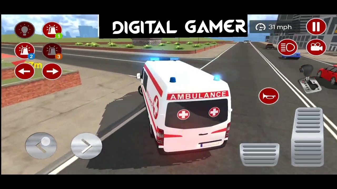 AMERICAN EMERGENCY AMBULANCE , SERVICE ON TIME -GAME PLAY (ANDRIOD ,SOS ...