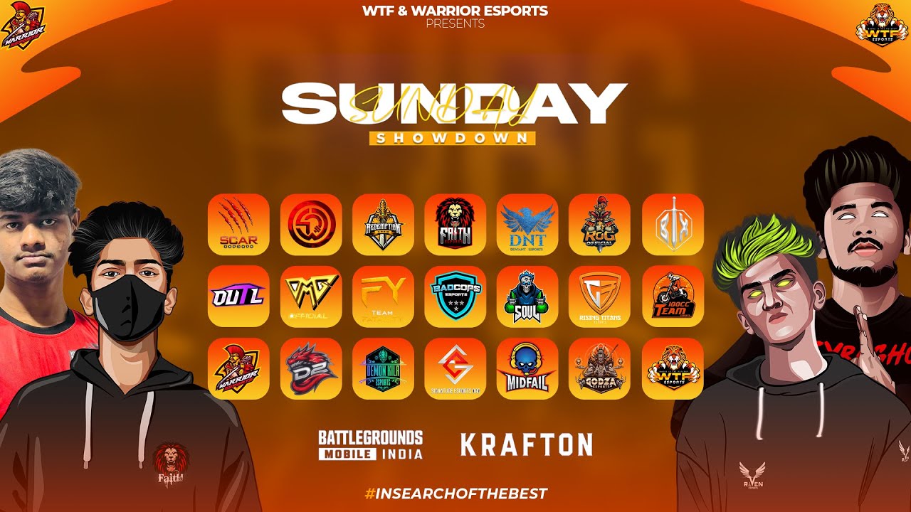 SUNDAY BATTLE PRESENTED BY WTF & WARRIOR ESPORTS | CASTED BY ...