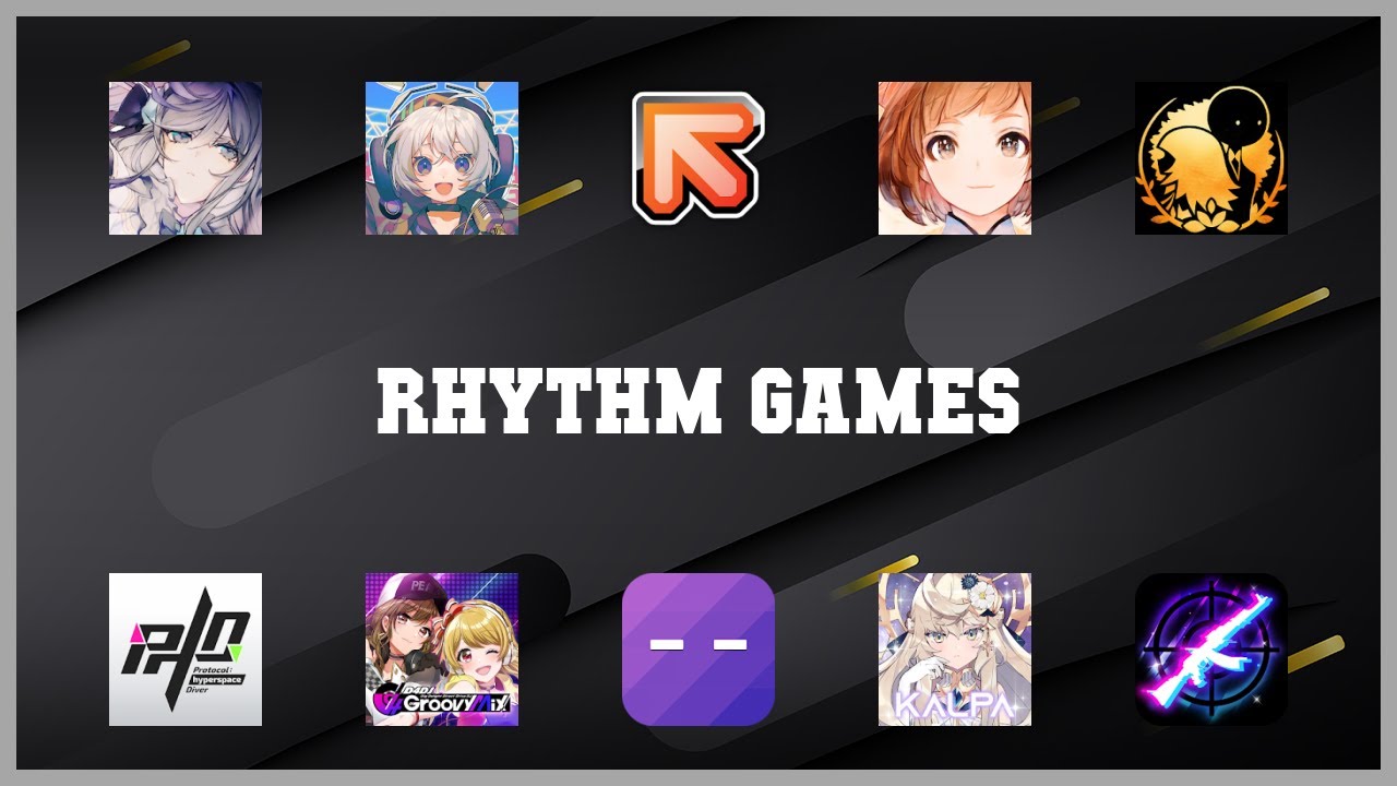 Popular 10 Rhythm Games Android Apps - YouTube