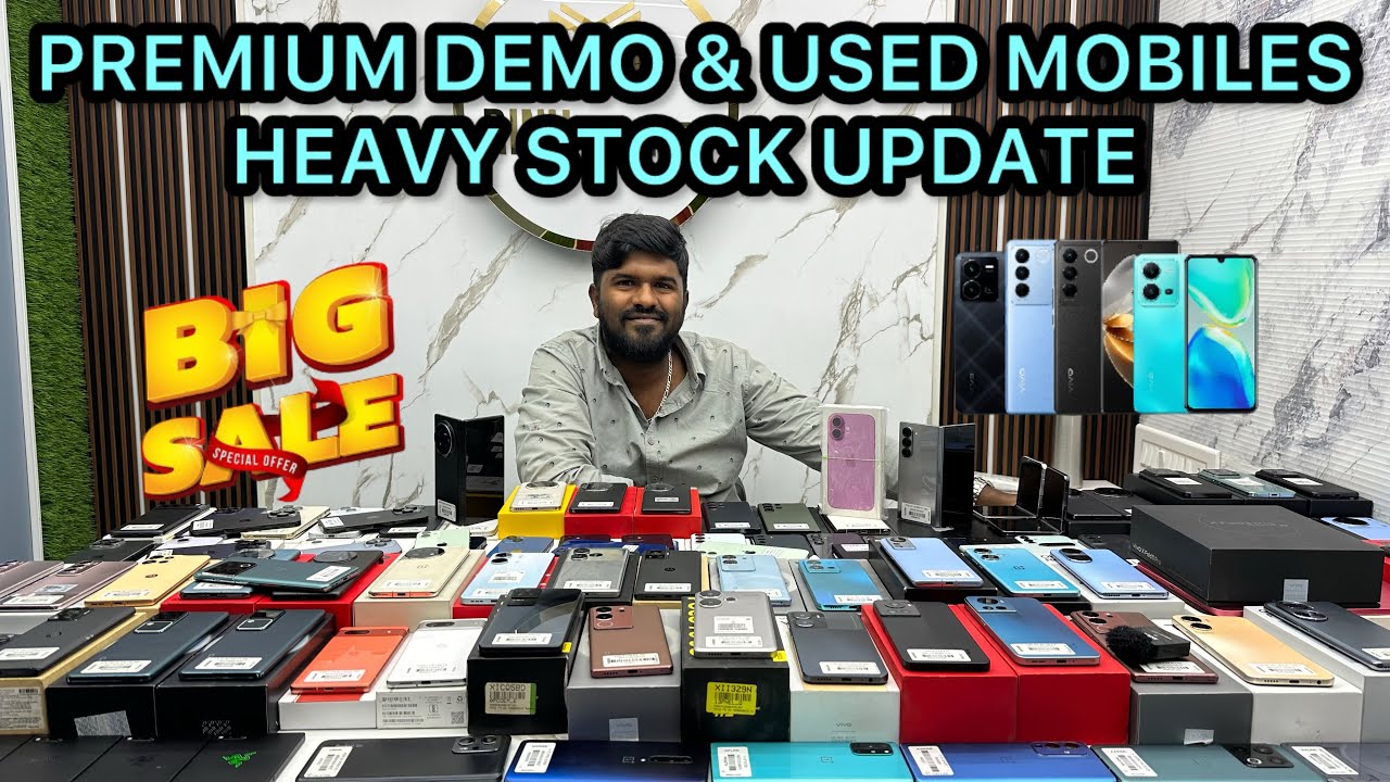 STOCK UPDATE 🔥 PREMIUM DEMO & LIGHT USED MOBILE WITH BRAND WARRANTY🚚 ...