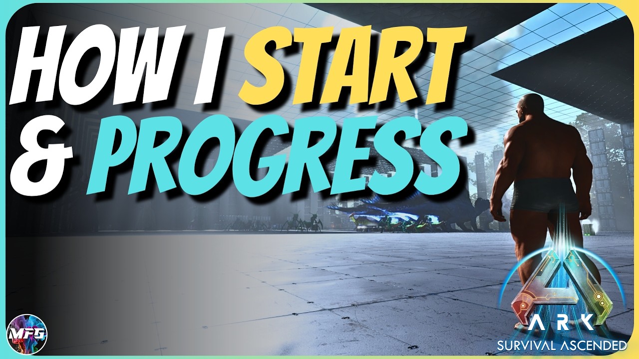 How I Start & Progress In Ark Survival Ascended | Beginners Guide ...