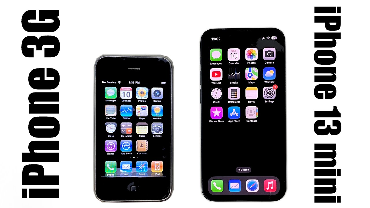 iPhone 3G vs iPhone 13 mini - iOS 4 vs iOS 16 SPEED TEST in 2022 - YouTube
