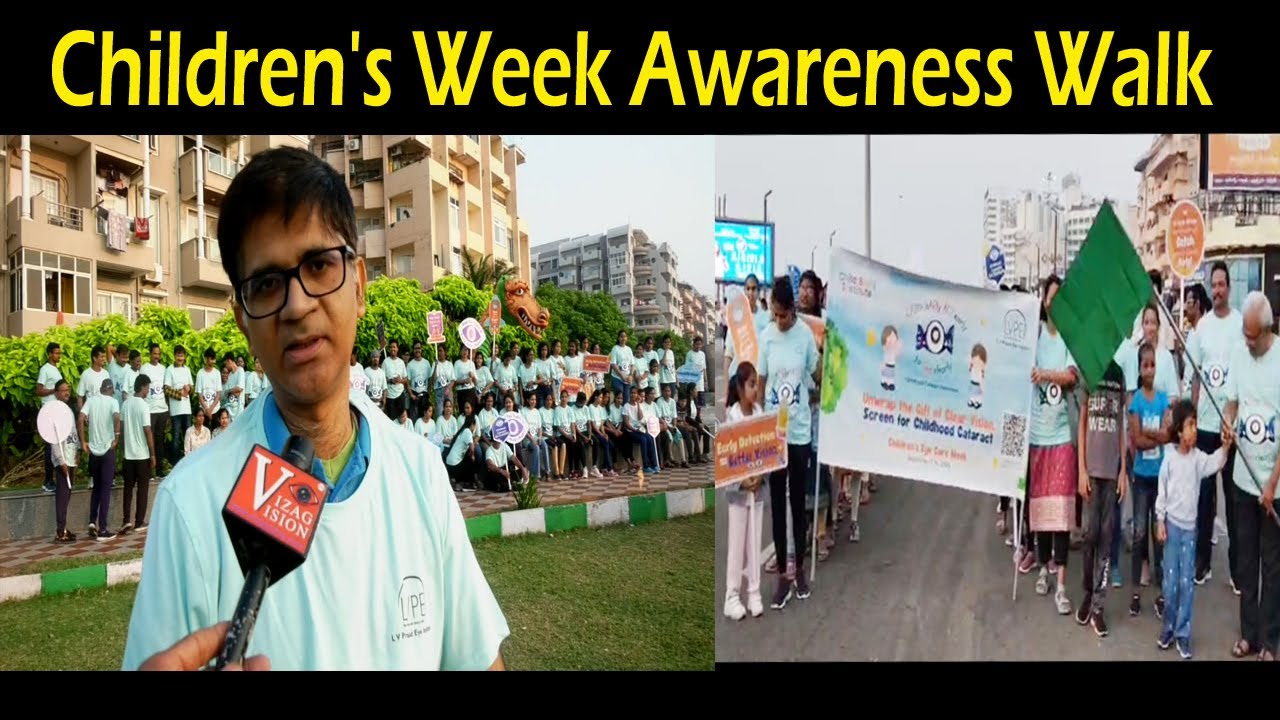 Children's Weaver Week Awareness Walk about childhood obesity LVPEI ...