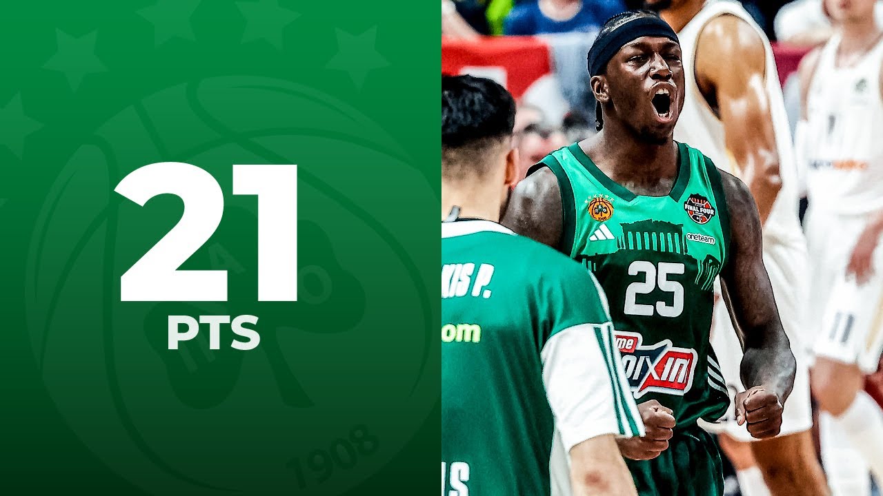 Kendrick Nunn (21 points) ☘️ Real Madrid-Panathinaikos 80-95 ...