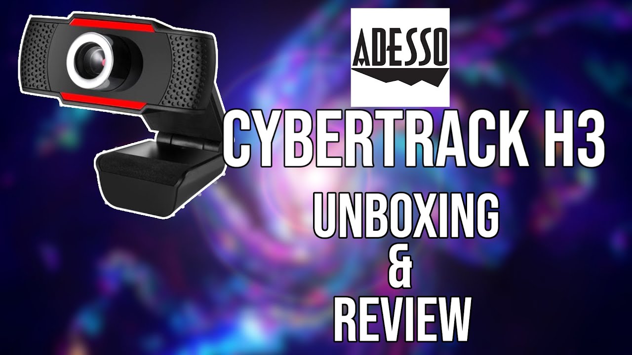 Adesso CyberTrack H3 Webcam | Unboxing & Review - YouTube