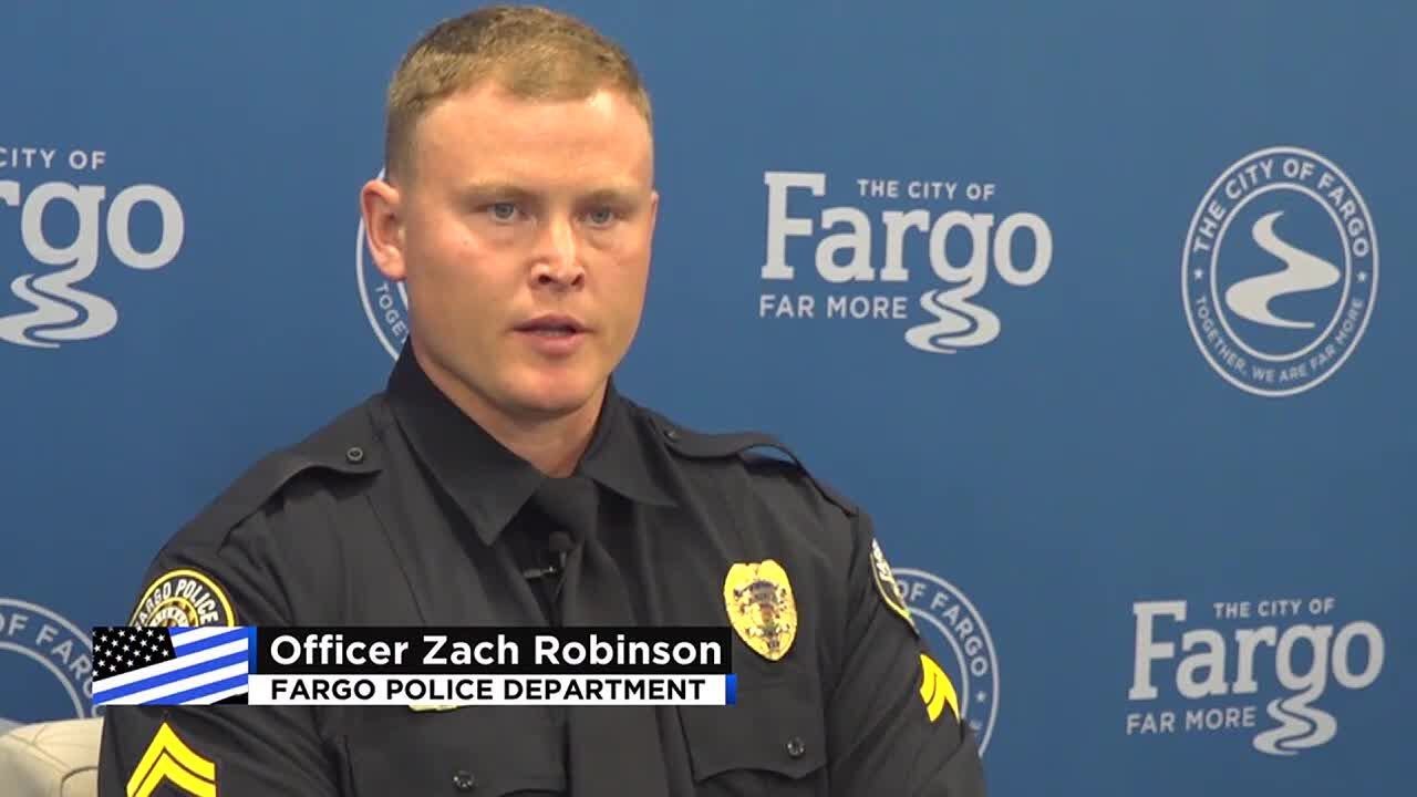 Officer Zach Robinson reflects on July 14 shooting one year later - YouTube